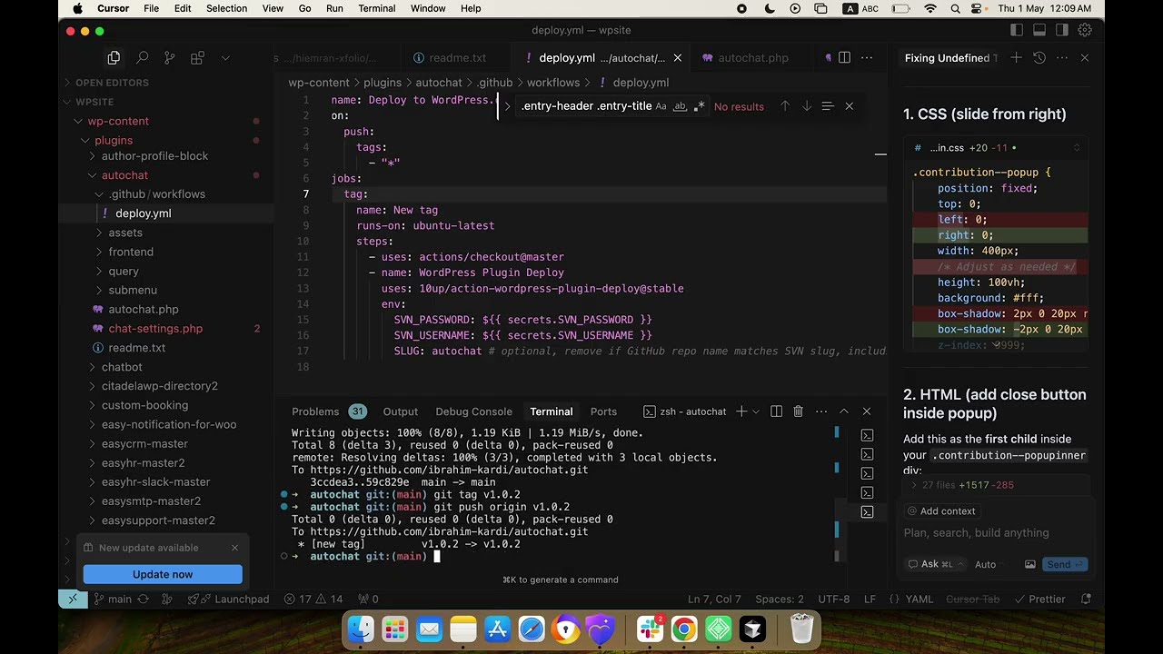 Github to WordPress.org - Auto Deploy using Github Actions