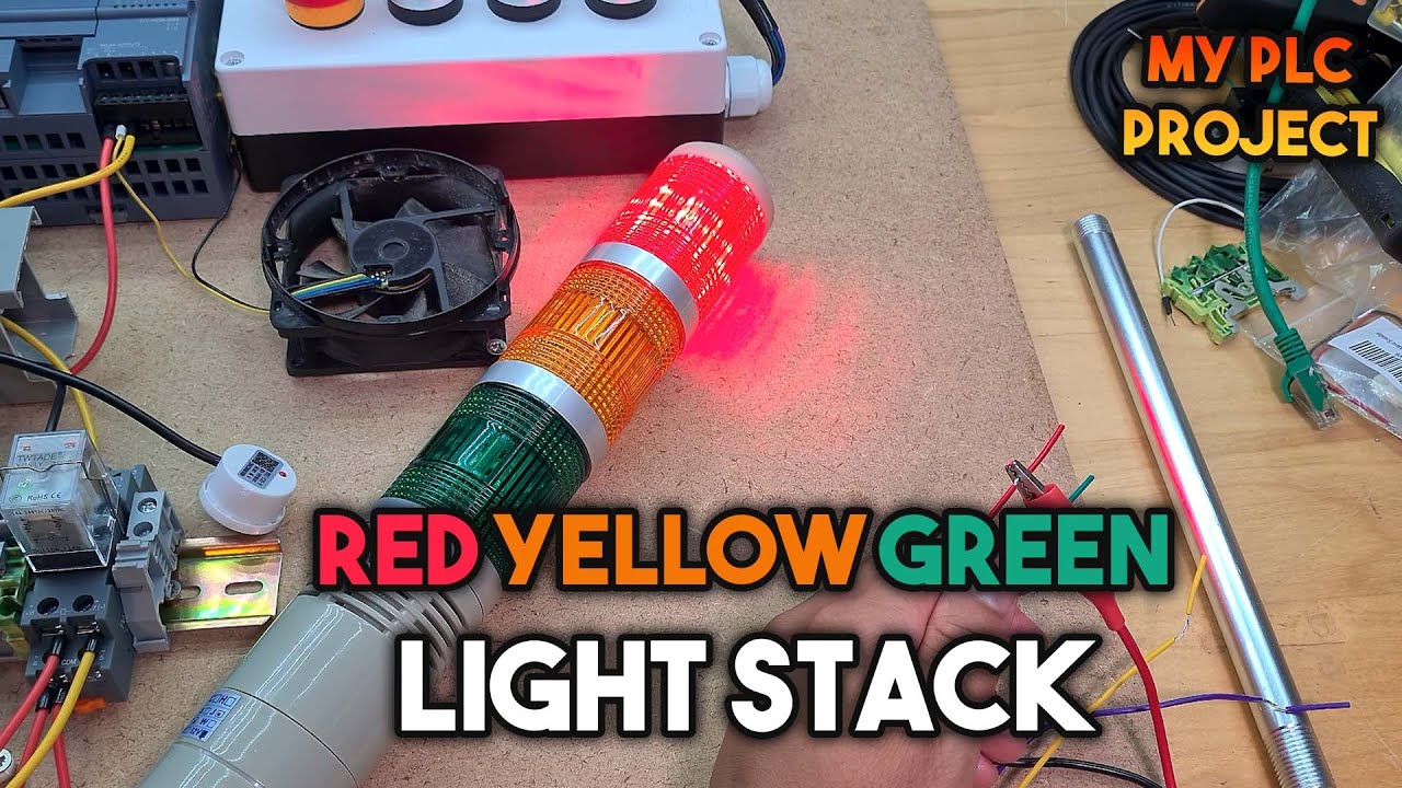 Industrial Light Stack  - My First PLC Project #4