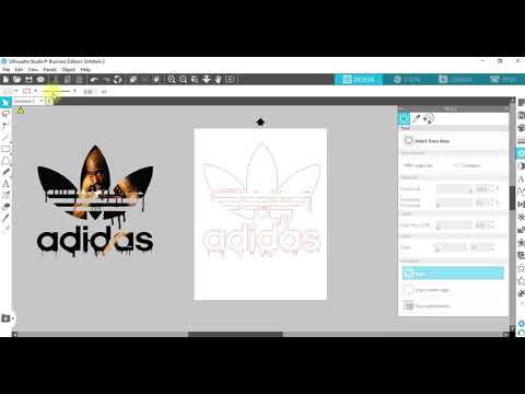 Crop Photo into an outline using Silhouette Studio