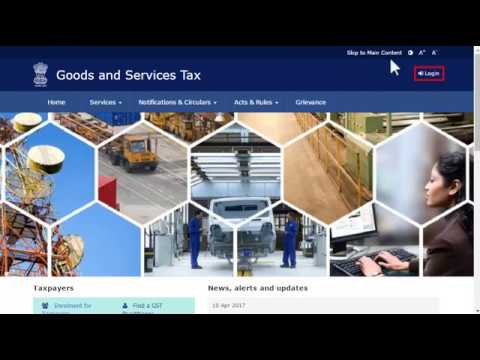 GSTN Official Guide for Logging onto the GST Portal as Existing User