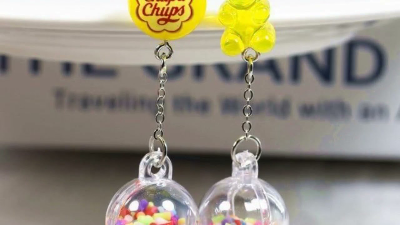 Colorful Gummy Stud & Drop Earring