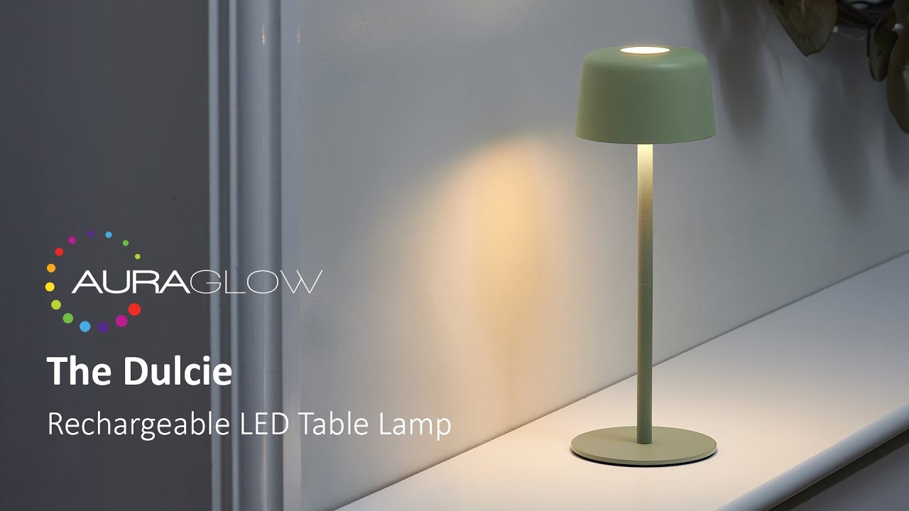 Auraglow Dulcie Rechargeable Table Lamp