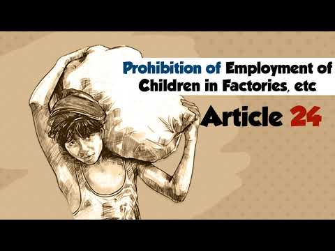 Article 24 of Indian Constitution | Right Against Exploitation | Fundamental Rights - Indian Polity