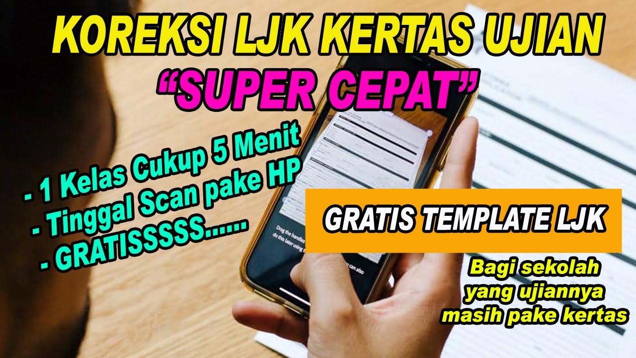 Cara Cepat Koreksi Ujian Kertas pakai Zipgrade~Gratis Template LJK dan link kode ~Campur Pedia