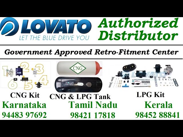 CNG Kit - CNG Car Gas Conversion Kits - CNG Kit LOVATO Traditional Kit ...