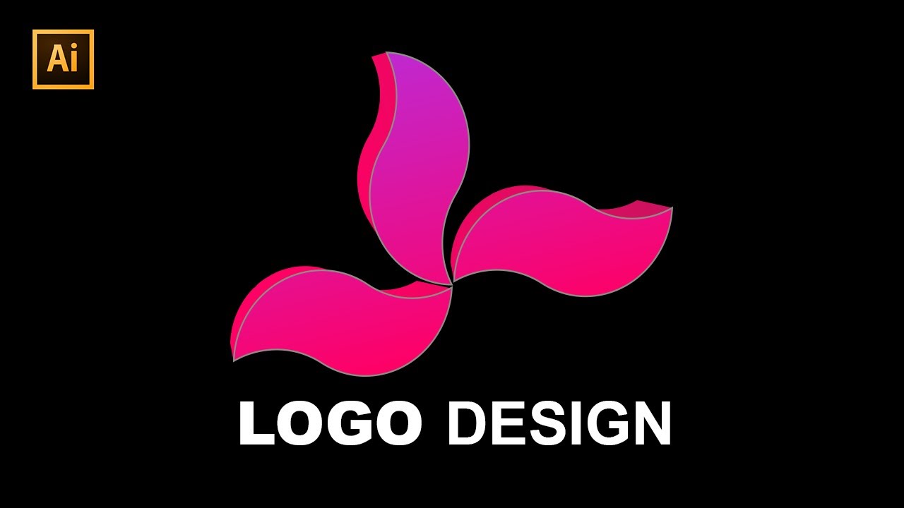 3d logo Design in Adobe Illustrator - Illustrator Logo Design Tutorial (Quick Tutorial)