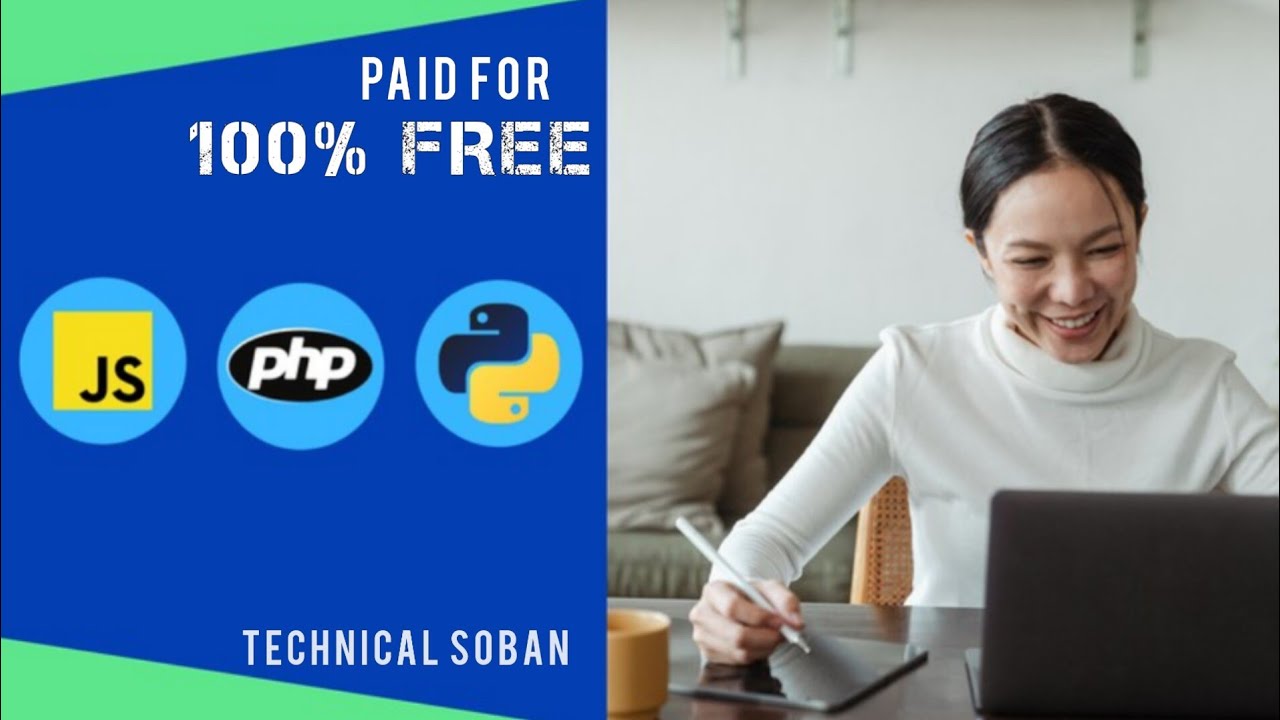 100% Paid for FREE JavaScript & PHP & Python Course by @Technical_Soban #viral #course