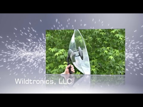 Wildtronics Pro Mono Stereo Parabolic Microphone Black | Reverb