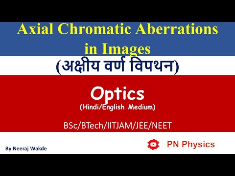 Axial Chromatic Aberration (рдЕрдХреНрд╖реАрдп рд╡рд░реНрдг рд╡рд┐рдкрдерди)|| Optics || (In Hindi)