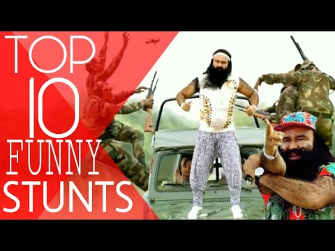 TOP 10 Funny Stunts 😂😂😂 by RAM RAHIM SINGH.