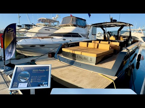 2022 Pardo Yachts 43 For Sale 2024 San Diego Boat Show California