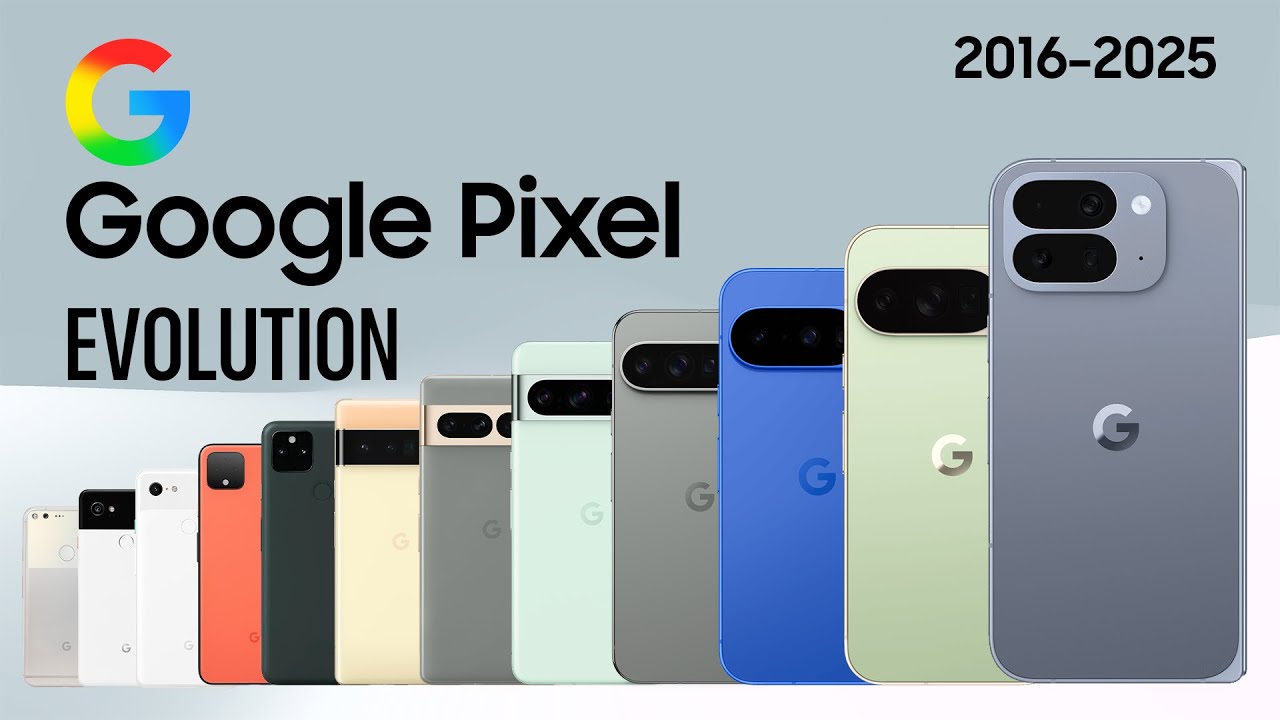 Evolution of Google Pixel