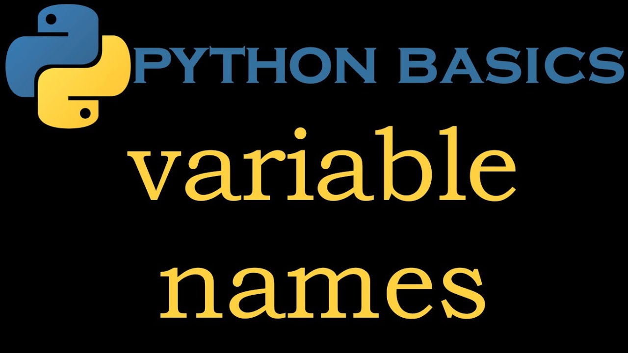 Python Basics 2 # Legal and Illegal Variable Names