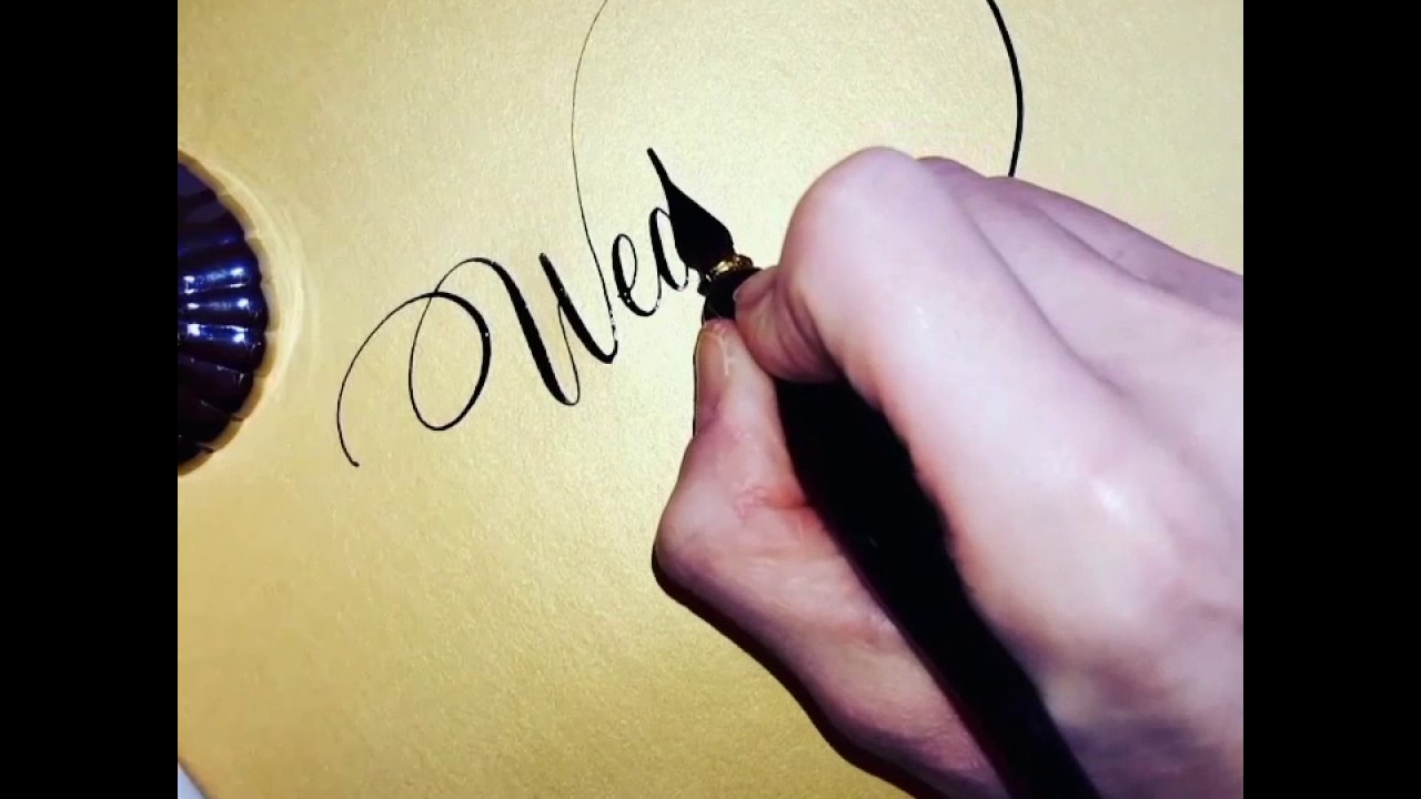 Wedding Invitation Calligraphy