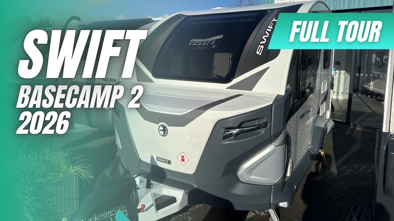 New Swift Basecamp 2 2026 | Lightweight Adventure Touring Caravan for Two