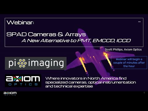 SPAD Cameras & Arrays: A New Alternative to PMT, EMCCD, ICCD Webinar ...