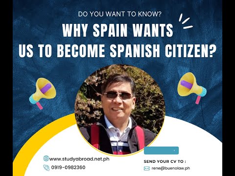 CITIZENSHIP SPAIN | BEST PROGRAM FOR FILIPINOS | 2 YEARS RESIDENCY | ATTY. BUENO EXPLAINS |