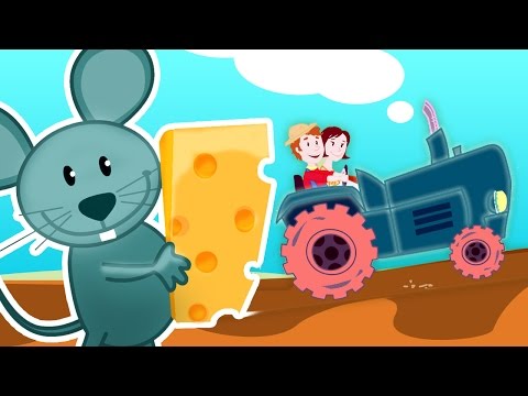 FARMER IN THE DELL Song with Lyrics - Nursery Rhyme for Kids