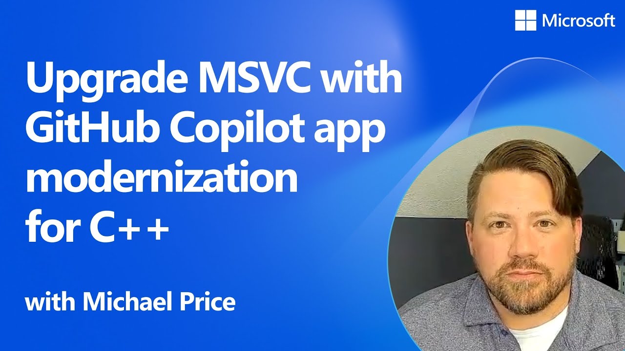 Upgrade MSVC with GitHub Copilot app modernization for C++