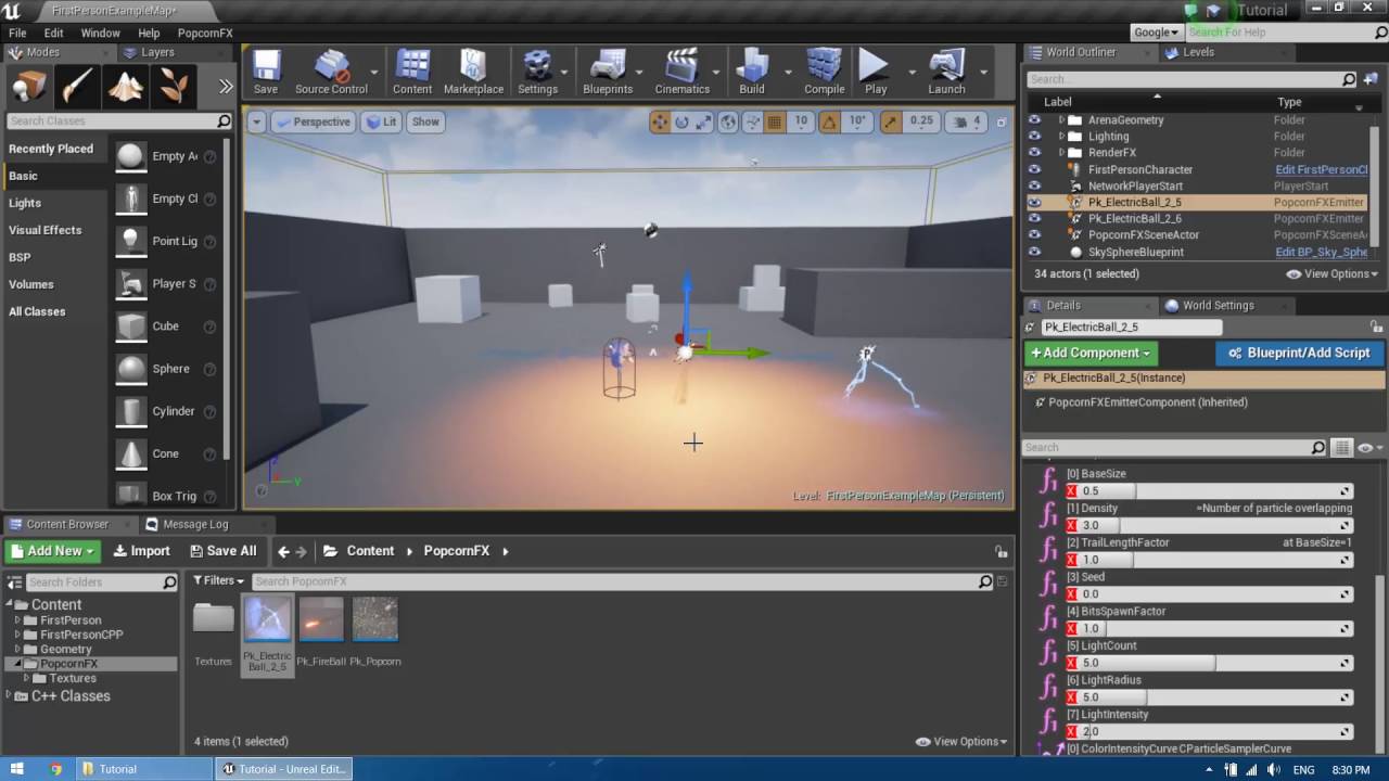 UE4 PopcornFX Plugin - Terminology