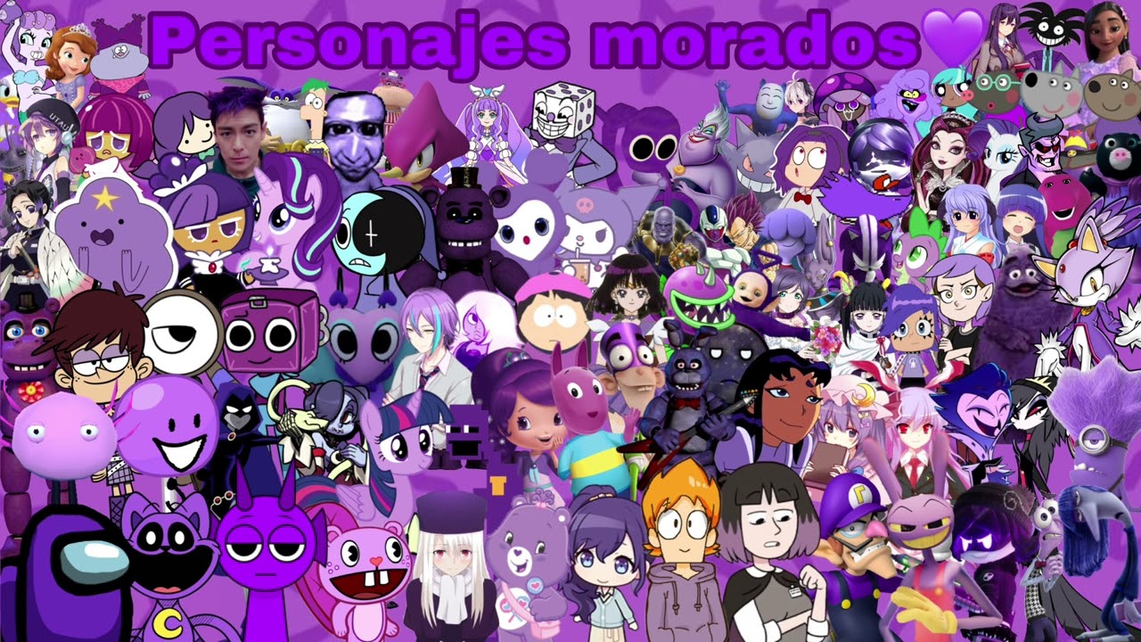 Oficialmente termine con los personajes morados ^v^💜💚💕
