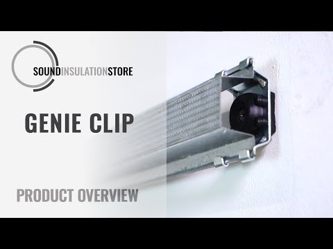 GenieClip RST - Alternative Resilient Bar System – Sound Insulation
