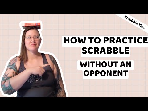 How to practice Scrabble solo without actually playing