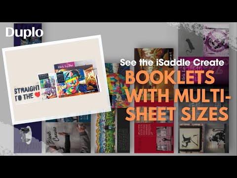 Processing Multiple Sheet Sizes in One Booklet with the Duplo iSaddle