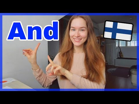 How to Say "AND" in Finnish