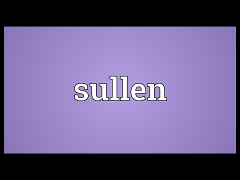 Sullen Meaning