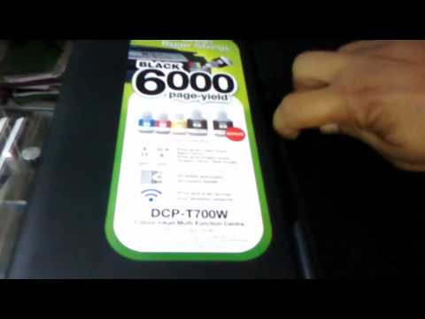 Brother DCP T700W Ink Tank Printer Print, Scan, Copy, Wi Fi, ADF
