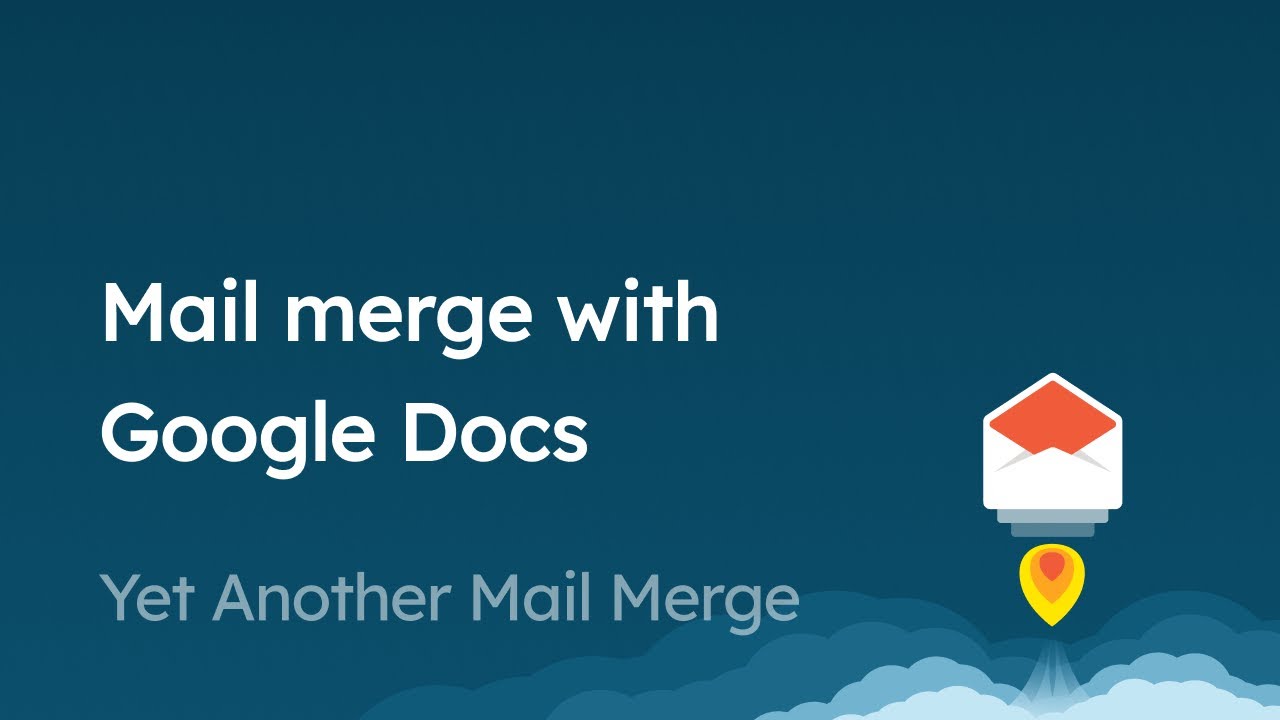 Create a beautiful email template with Google Docs for your mail merge
