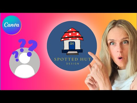 How to make profile picture from your logo in Canva