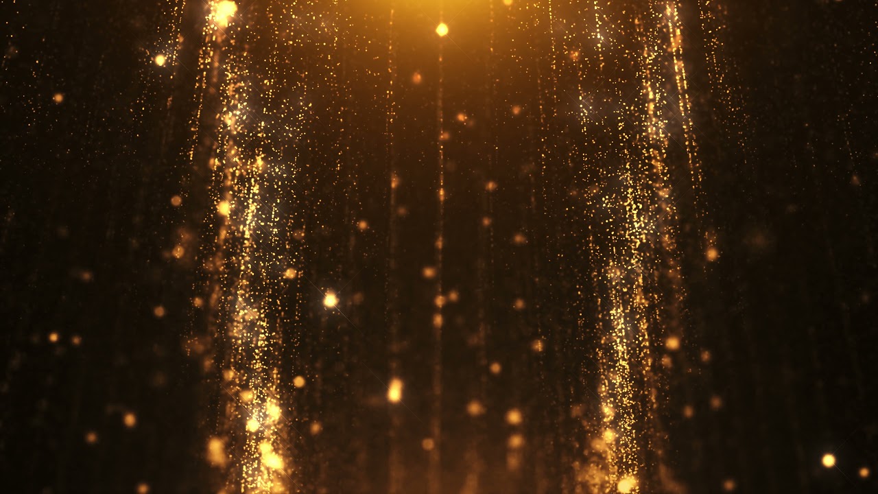 golden particles shiny loop seamless 4k