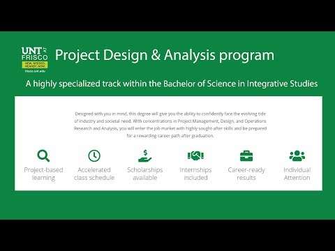 UNT's New 3 year degree program in Frisco Texas