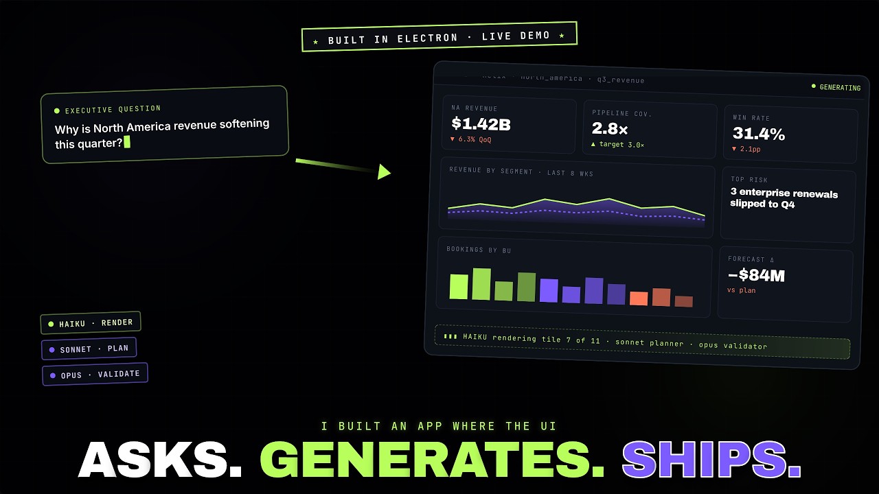 The Last Dashboard You'll Ever Build: AI That Designs Analytics On Demand