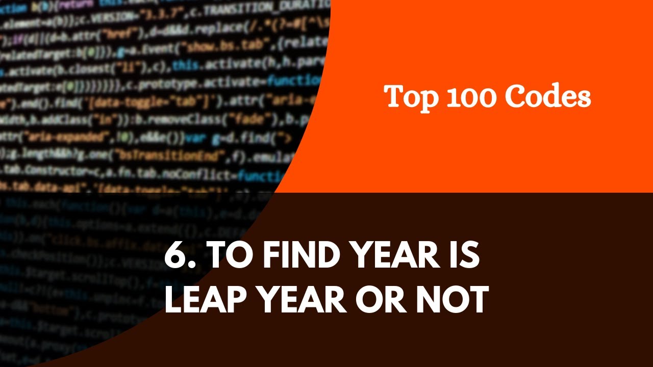 To find leap year in java programming || Code Practice