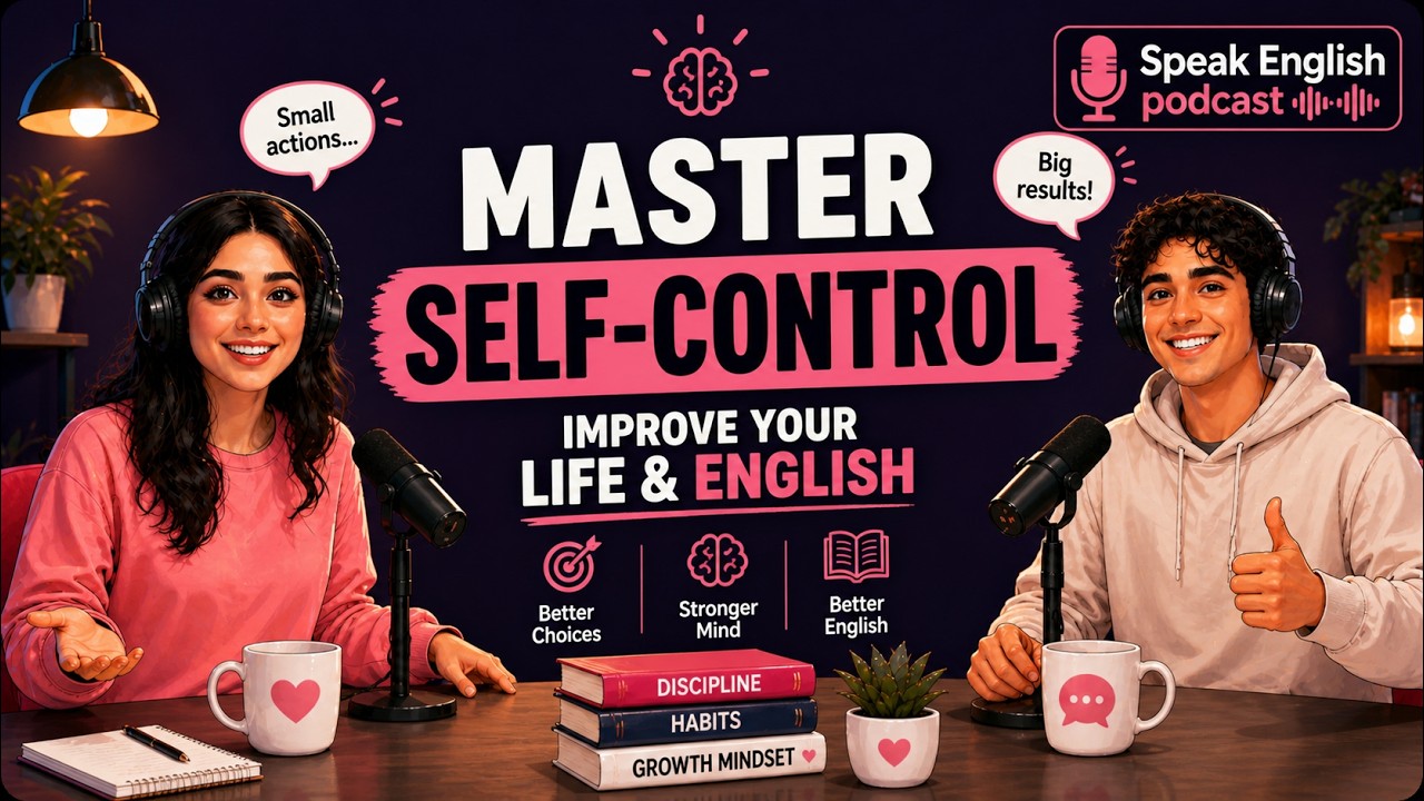 Master Self-Control | Improve Your Life & English Together (Simple English Podcast)