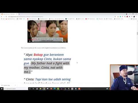 Bokap in the Indonesian Language