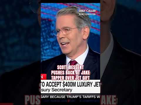 Scott Bessent on jet gift to USA: "I don't know, Jake, the French gave us the Statue of Liberty...."