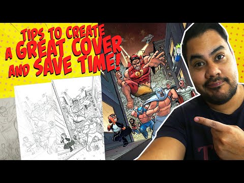 ✅HOW TO MAKE A COMIC BOOK COVER (A GOOD ONE!)