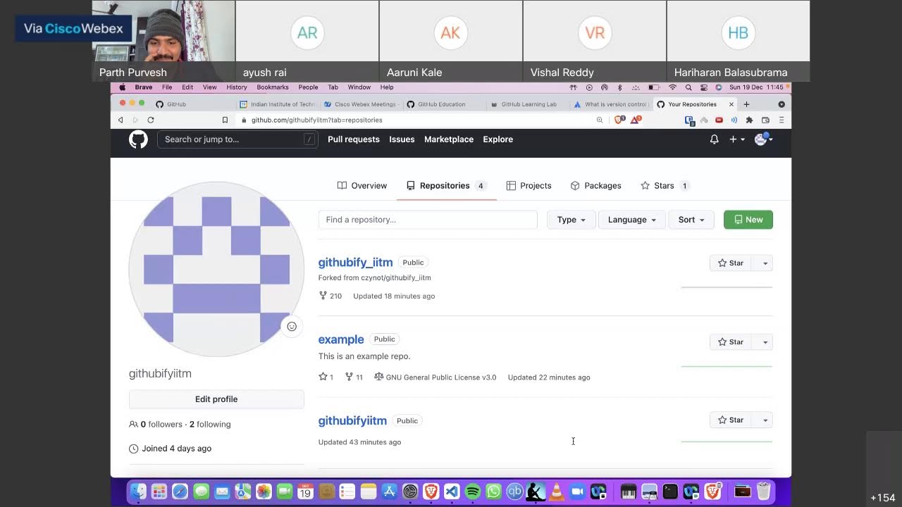 GitHub X IIT Madras BSc : Session I