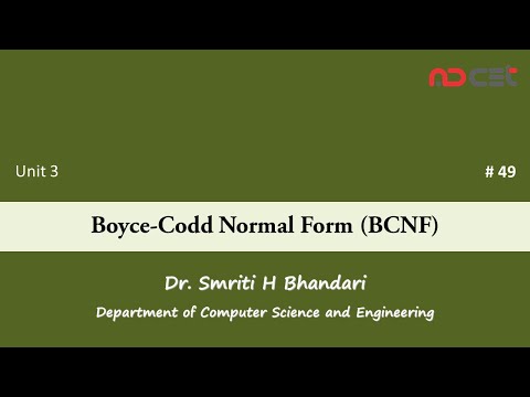 # 49 - Boyce-Codd Normal Form (BCNF)