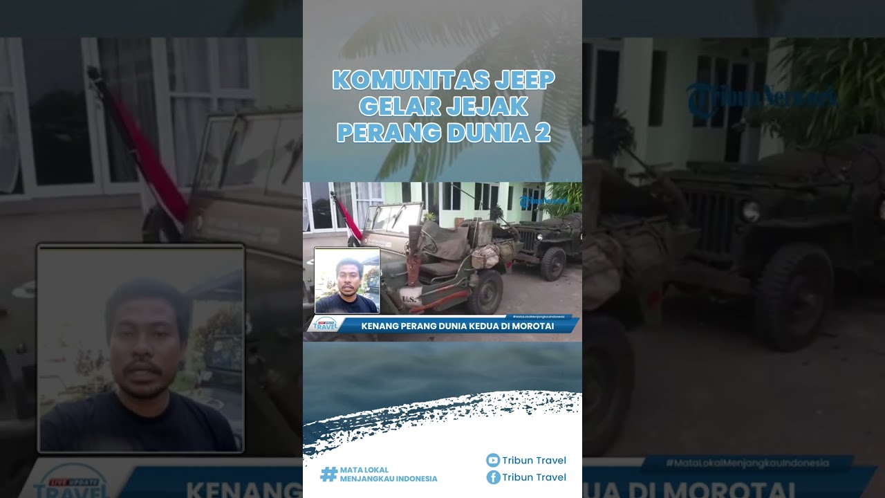 Komunitas Jeep Willys Indonesia Jelajahi Jejak Perang Dunia ke-II di Sejumlah Tempat Wisata ...
