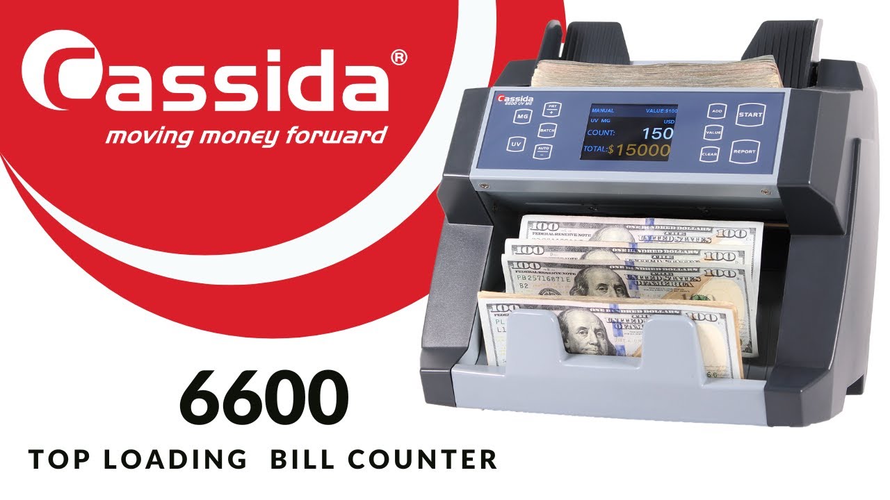 Unveiling the Cassida 6600: The Ultimate Bill Counter for Every Business | Cassida Corporation
