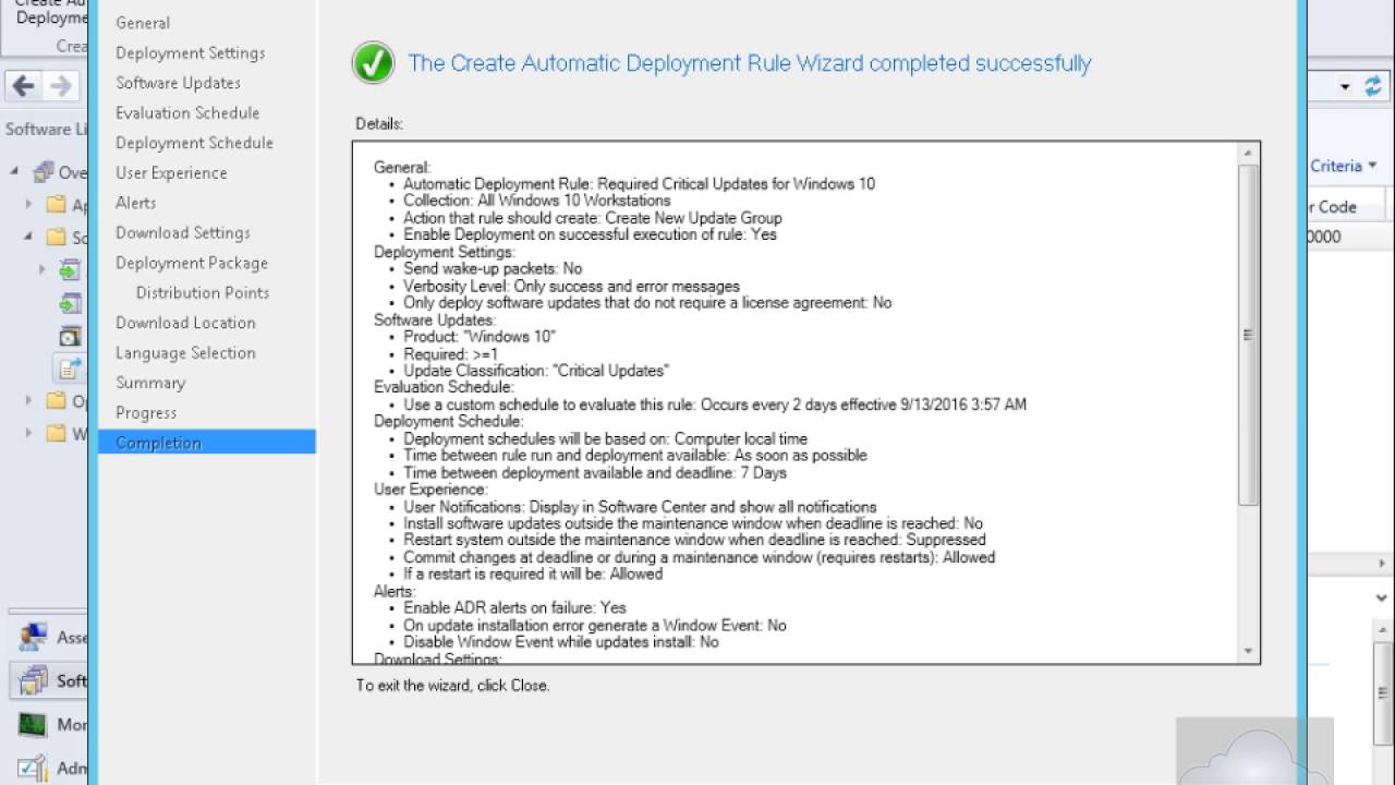 20696 Demo33 Creating Automatic Deployment Rules