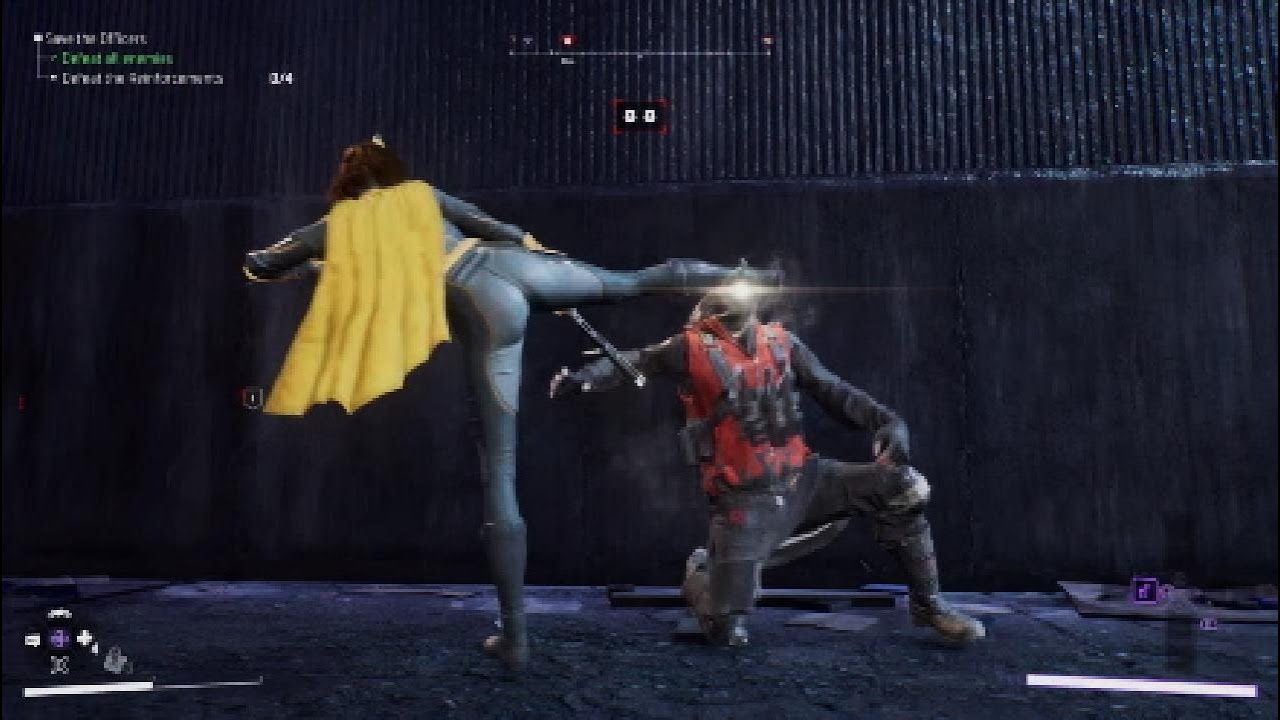 Batgirl's Powerful Kicks (Slow Motion)