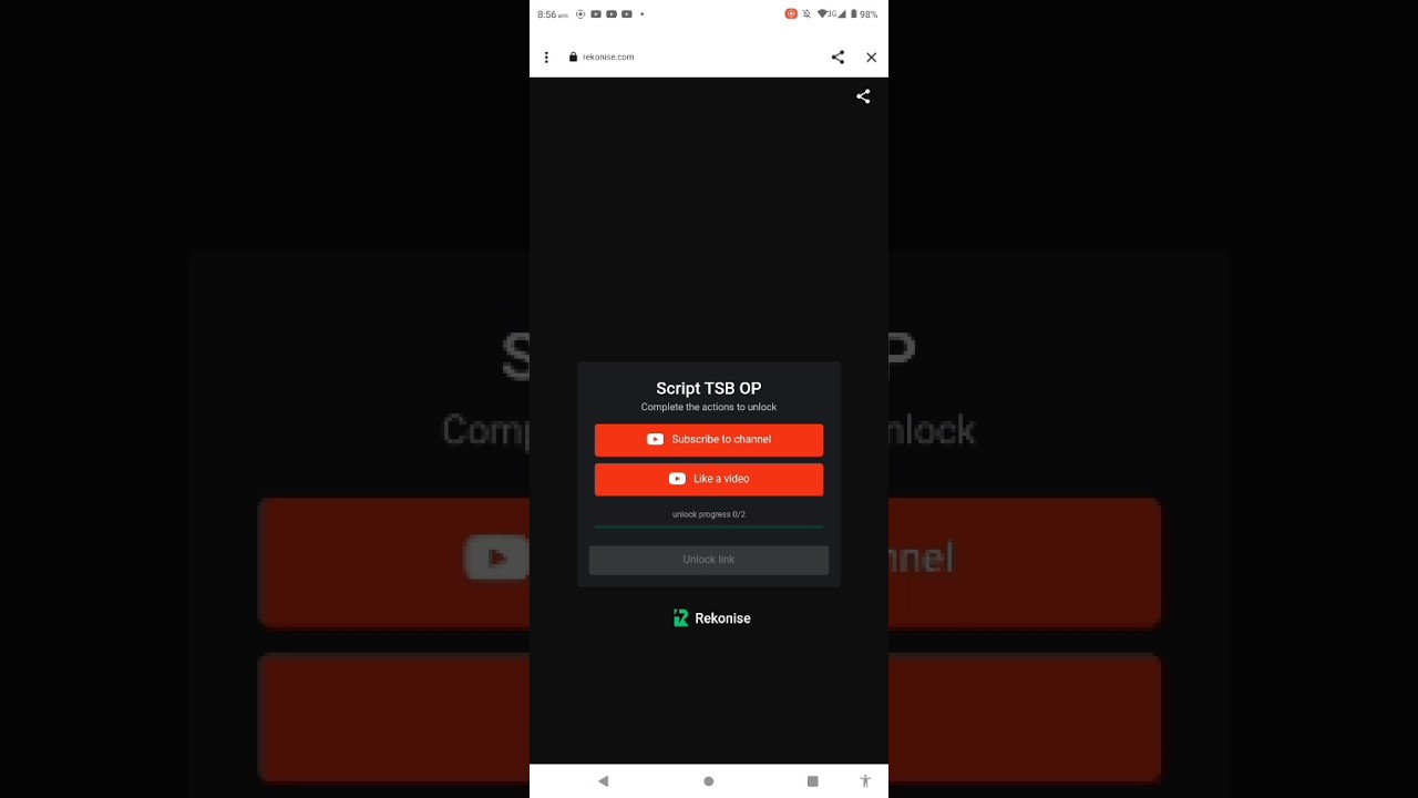 how to get Rekonise link