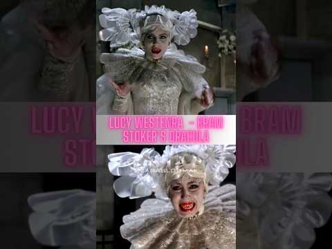 Undead Elegance: Lucy’s Terrifying Metamorphosis 🩸🖤⚰️ #movie #vampire #film #horror