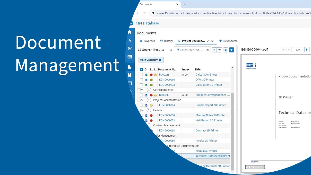 Document Management: Organizing and utilizing know-how enterprise-wide